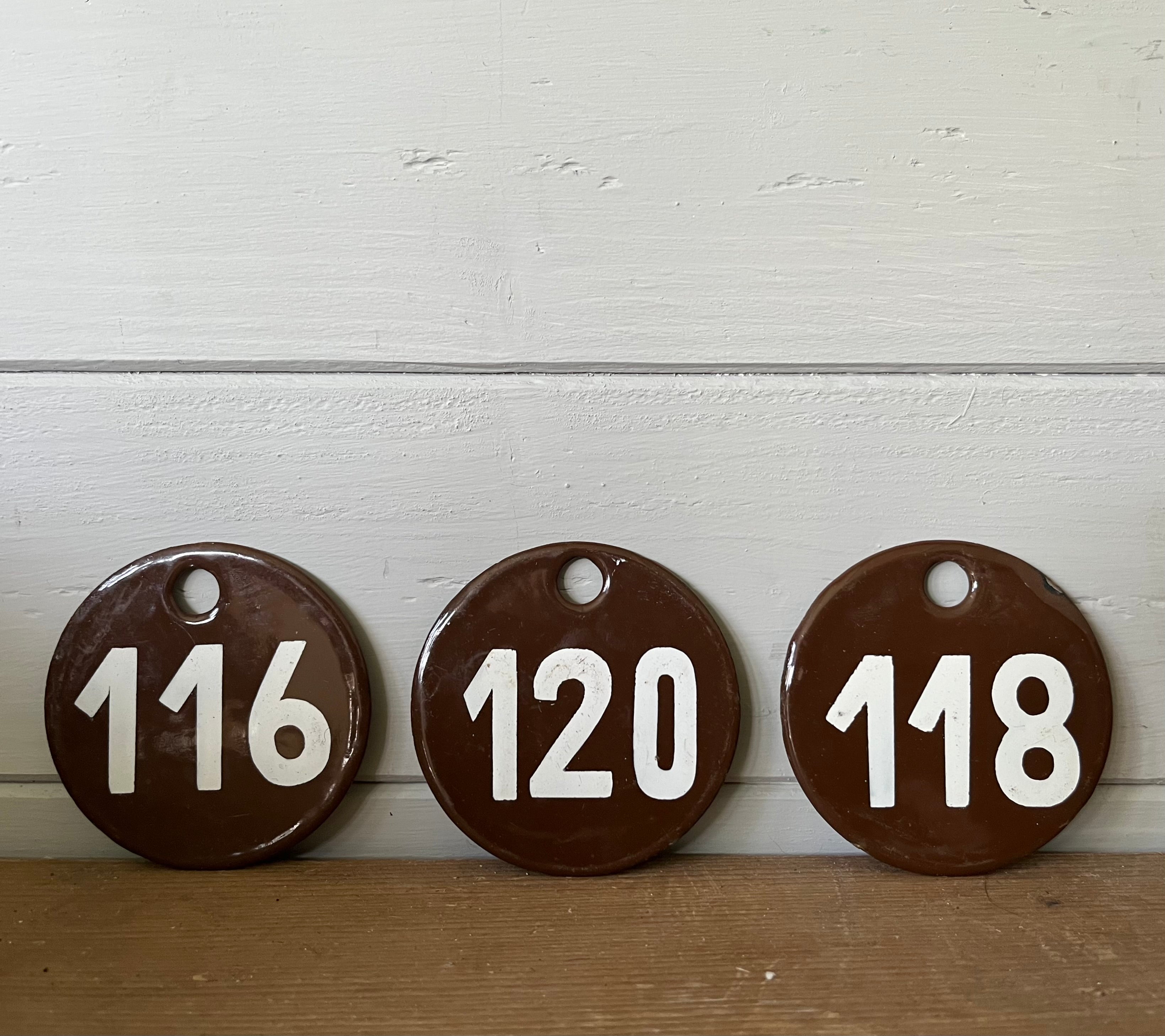 Enamel number discs – SPINDLE